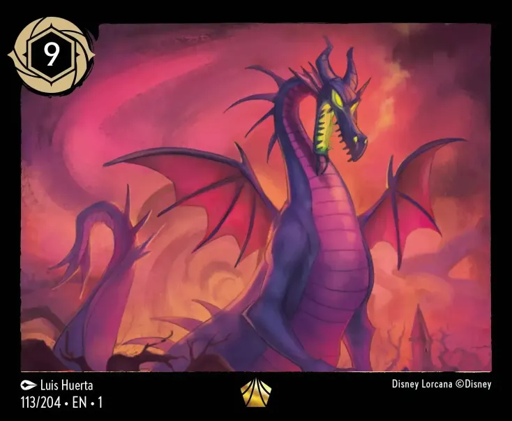 Maleficent - Monstrous Dragon | Disney Lorcana Card