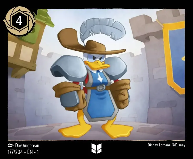 Donald Duck - Musketeer | Disney Lorcana Card