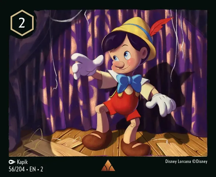 Pinocchio - Star Attraction | Disney Lorcana Card
