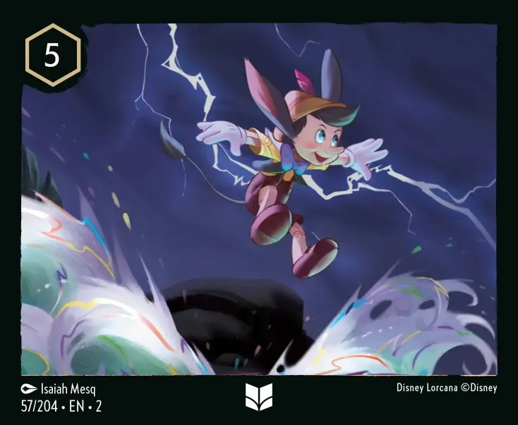 Pinocchio - On the Run | Disney Lorcana Card