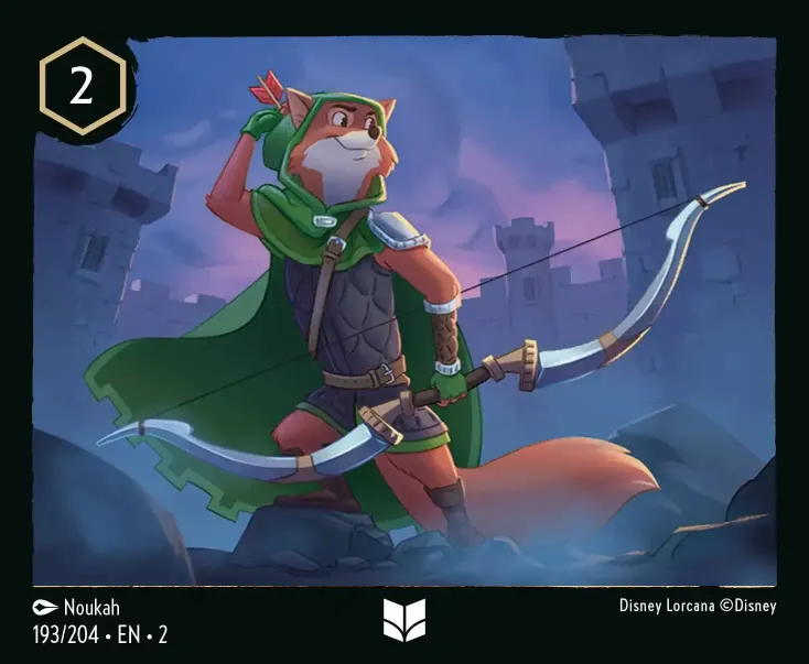 Robin Hood - Capable Fighter | Disney Lorcana Card