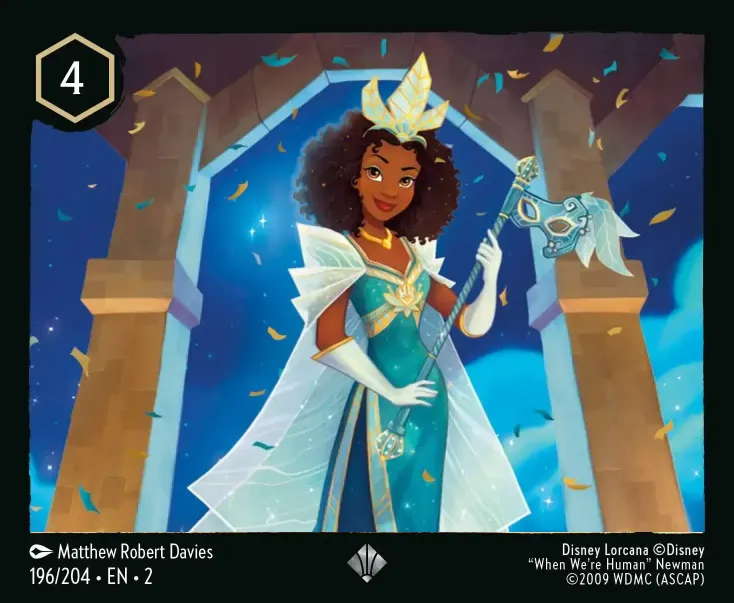Tiana - Celebrating Princess | Disney Lorcana Card