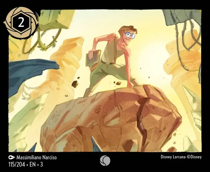 Milo Thatch - Spirited Scholar | Disney Lorcana Card