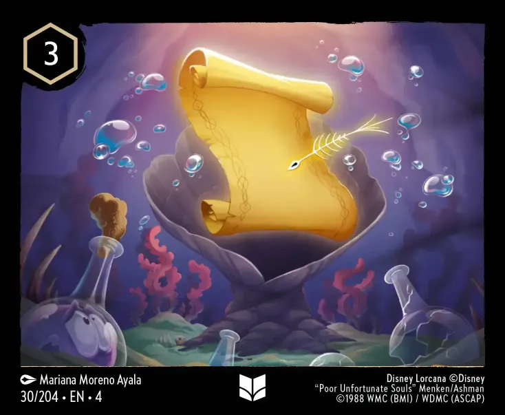 Sign The Scroll | Disney Lorcana Card