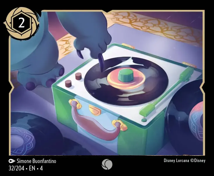 Record Player | Disney Lorcana Card