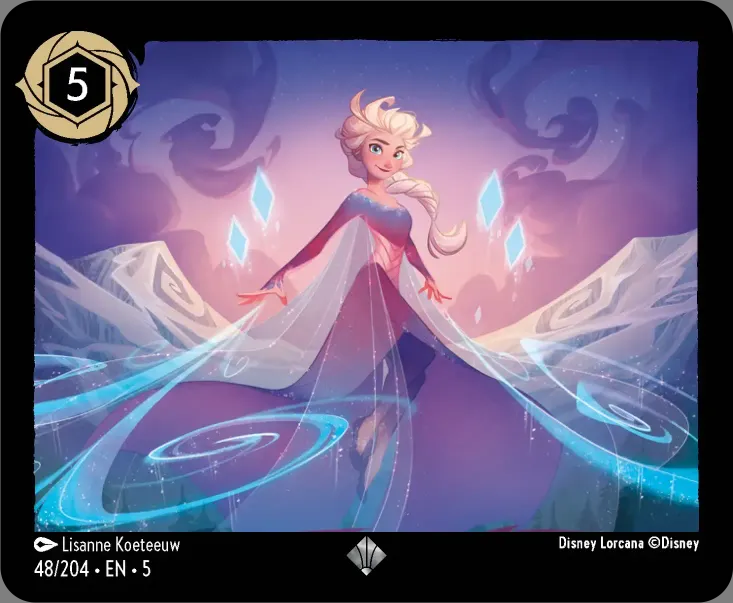 Elsa - The Fifth Spirit | Disney Lorcana Card