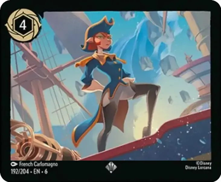 Captain Amelia - Commander of the Legacy | Disney Lorcana Card