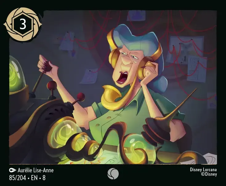 Wilhelmina Packard - Radio Operator | Disney Lorcana Card