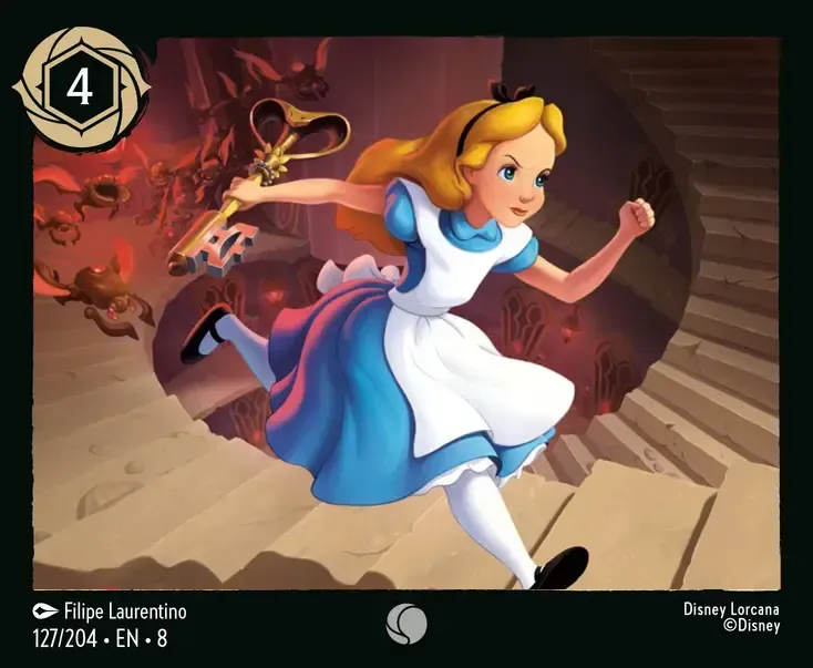 Alice - Courageous Keyholder | Disney Lorcana Card