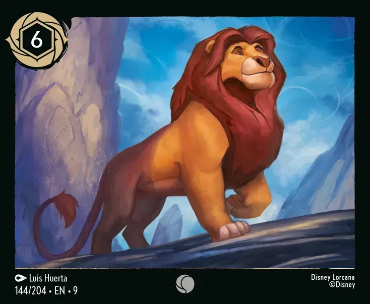 Mufasa - King of the Pride Lands | Disney Lorcana Card