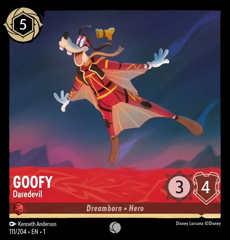 Goofy - Daredevil | Disney Lorcana Card