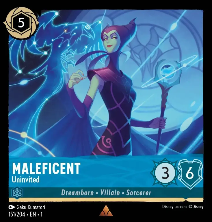 Maleficent - Uninvited | Disney Lorcana Card