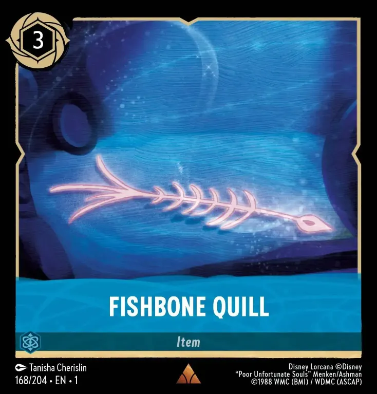 Fishbone Quill | Disney Lorcana Card