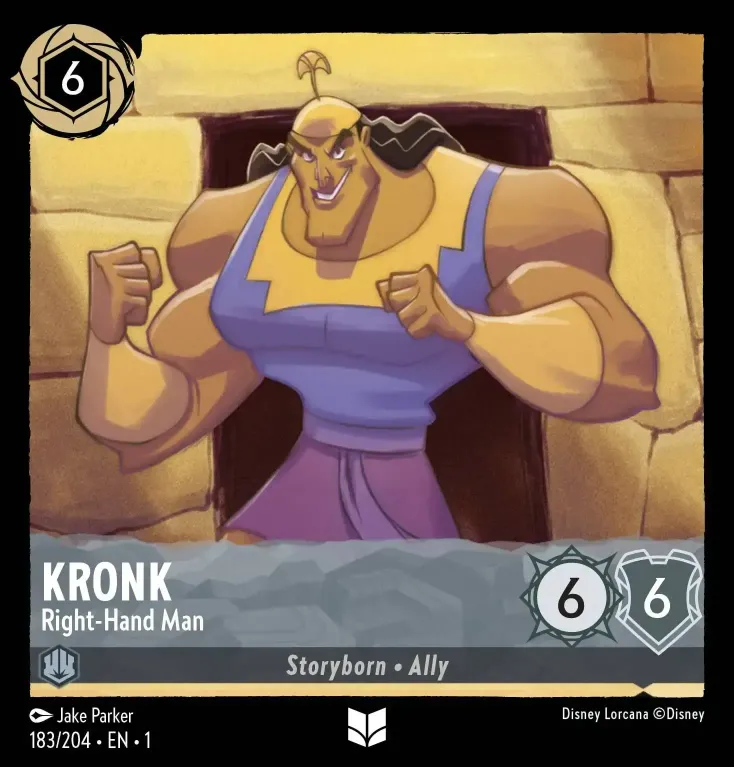 Kronk - Right-Hand Man | Disney Lorcana Card