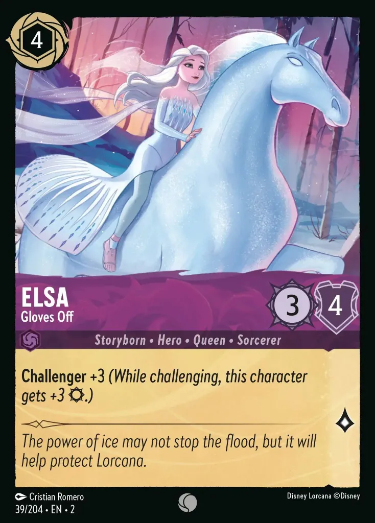 Elsa - Gloves Off | Disney Lorcana Card