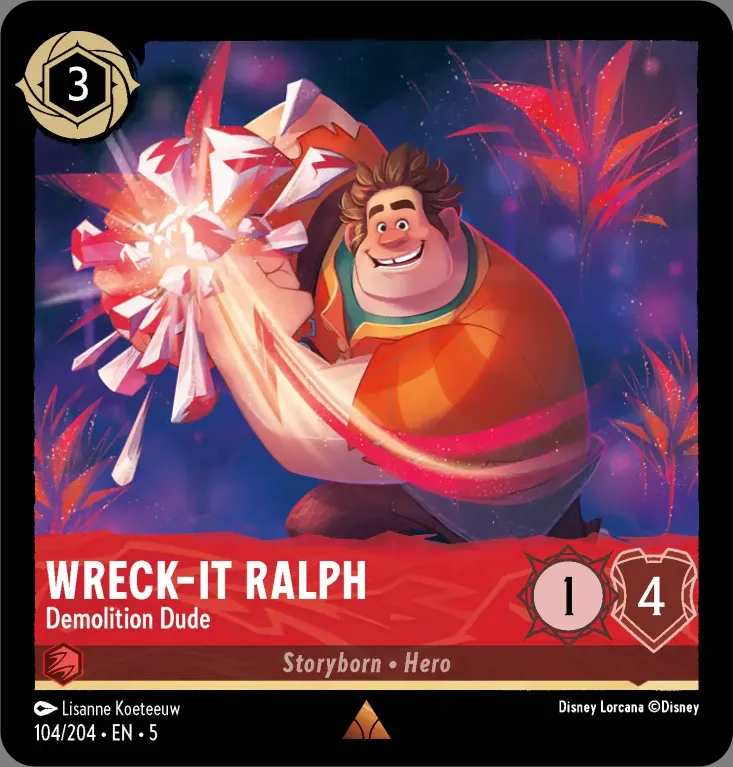 Wreck-It Ralph - Demolition Dude | Disney Lorcana Card