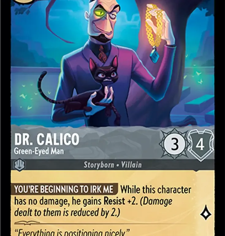 Dr. Calico - Green-Eyed Man | Disney Lorcana Card