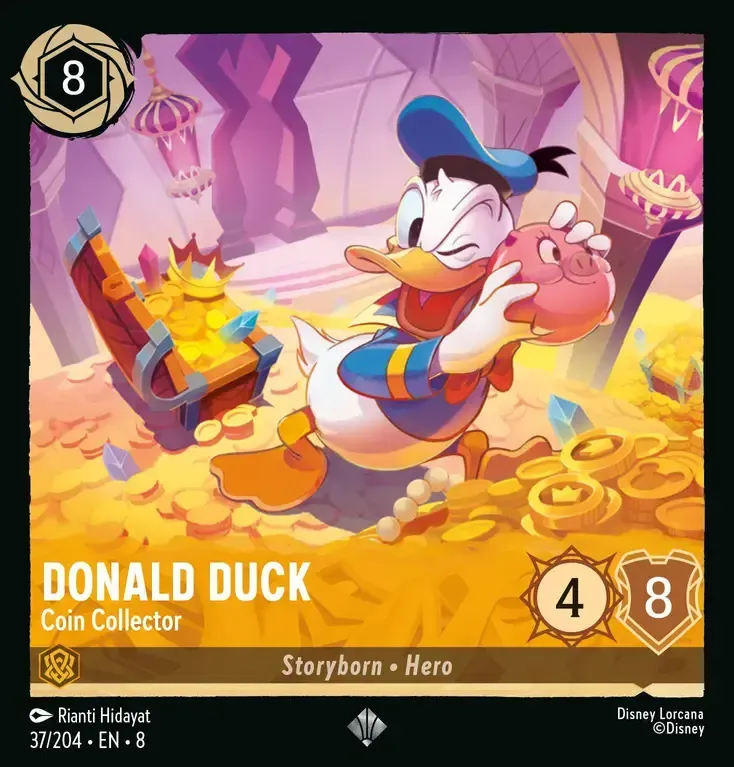 Donald Duck - Coin Collector | Disney Lorcana Card