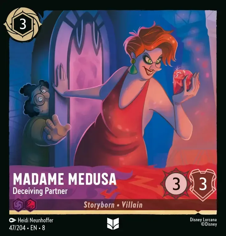 Madame Medusa - Deceiving Partner | Disney Lorcana Card