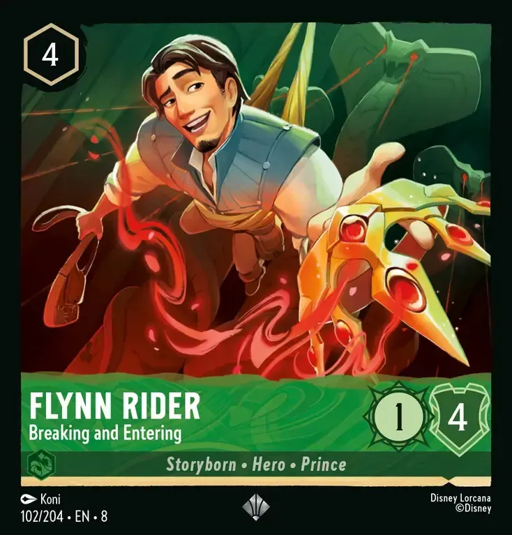 Flynn Rider - Breaking and Entering | Disney Lorcana Card