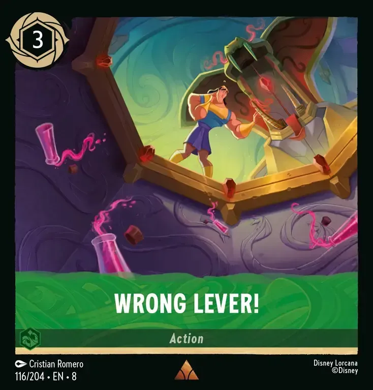 Wrong Lever! | Disney Lorcana Card