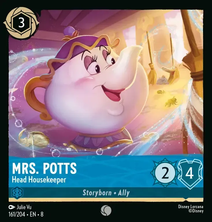 Mrs. Potts - Head Housekeeper | Disney Lorcana Card
