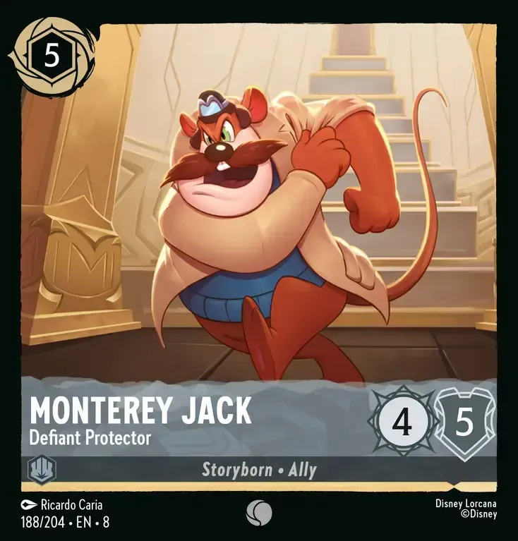 Monterey Jack - Defiant Protector | Disney Lorcana Card